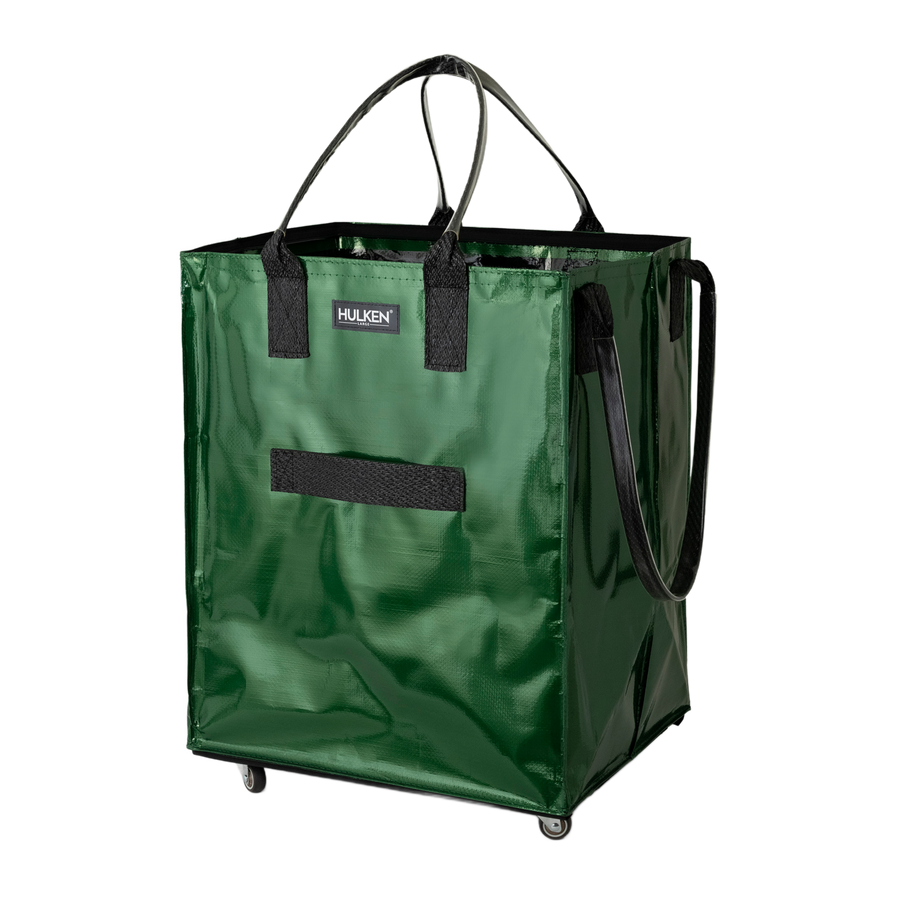 Foldable bag on wheels | Rolling tote - HULKEN®